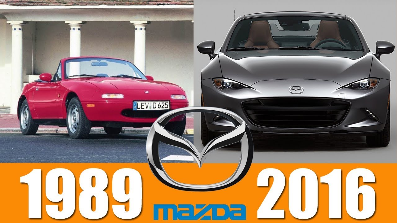 MAZDA MX 5 / Miata Evolution (1989-2016) - YouTube