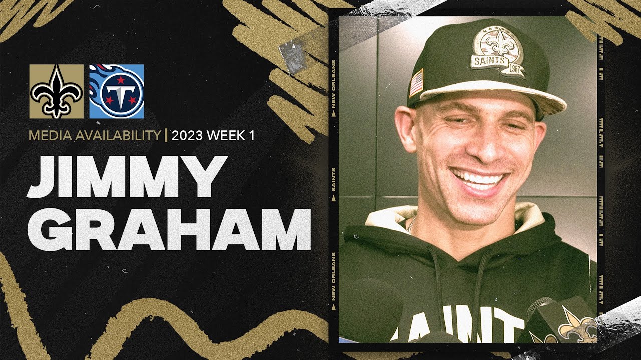Jimmy Graham talks Week 1, "Jimmy Graham Rule" | New Orleans Saints ...