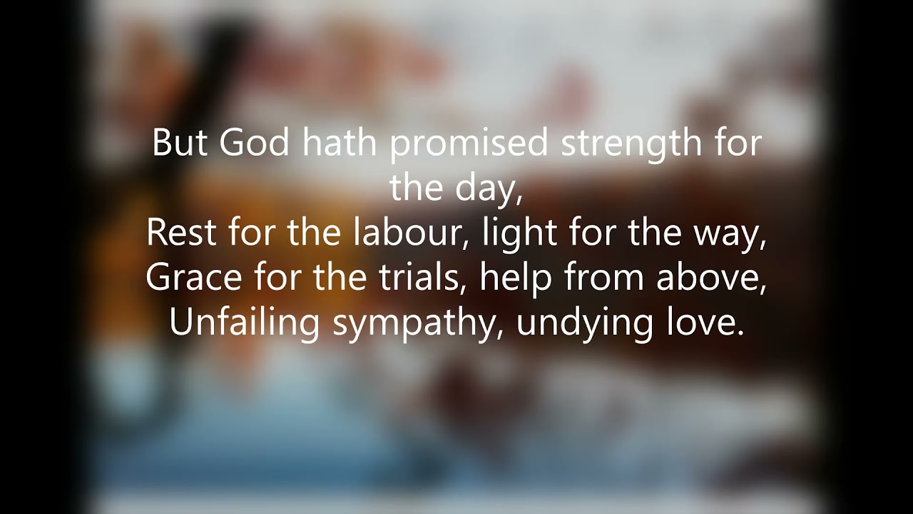 God Hath Not Promised Hymn #720 - YouTube