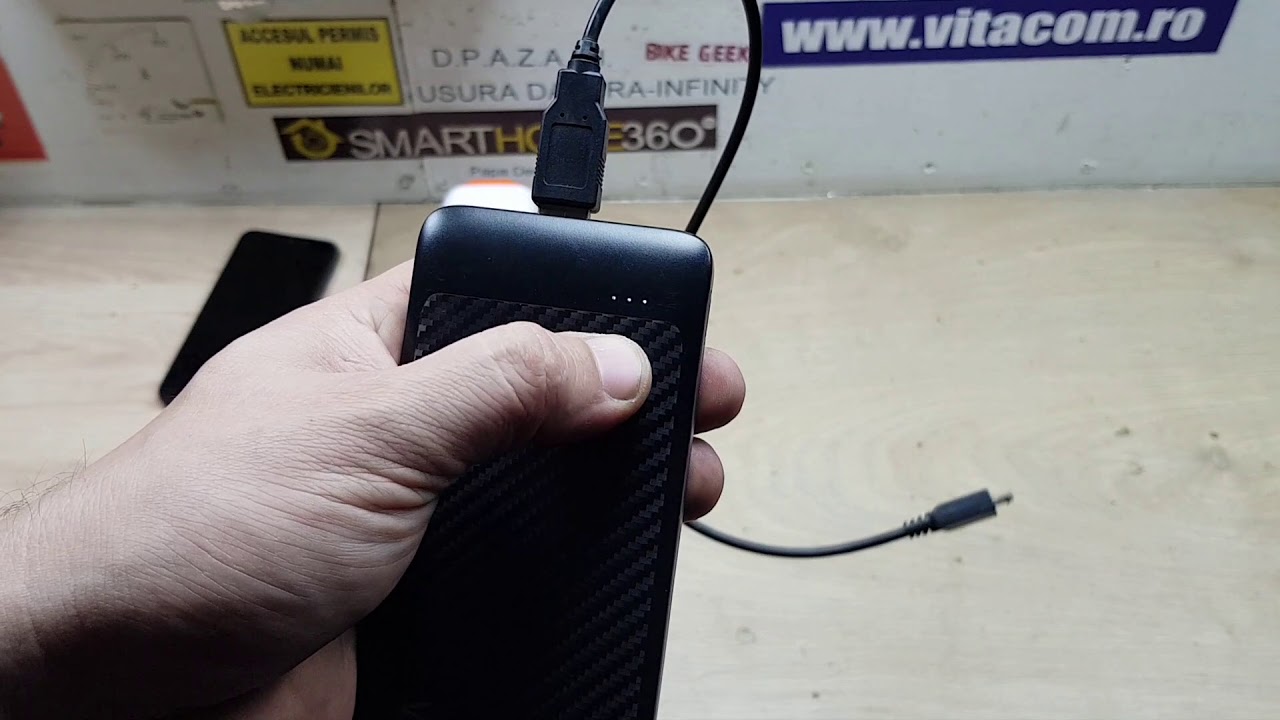 Well PowerBank Intense,Acumulator Extern 10000 mAh. - YouTube