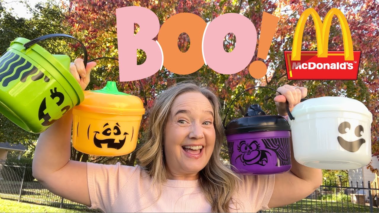 BOO! McDonald's Halloween Buckets collection - YouTube