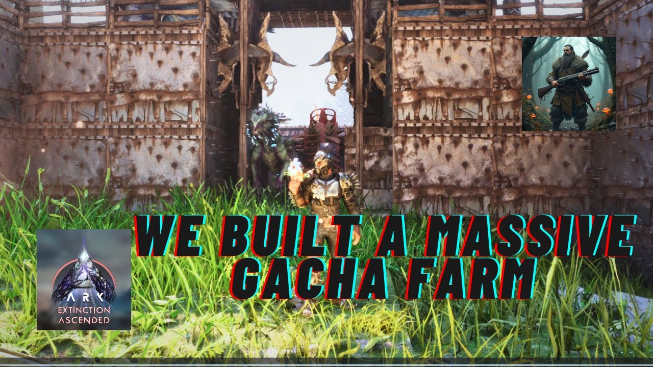 We built a massive Gacha Farm! | Extinction Ascended Ep 15 - YouTube
