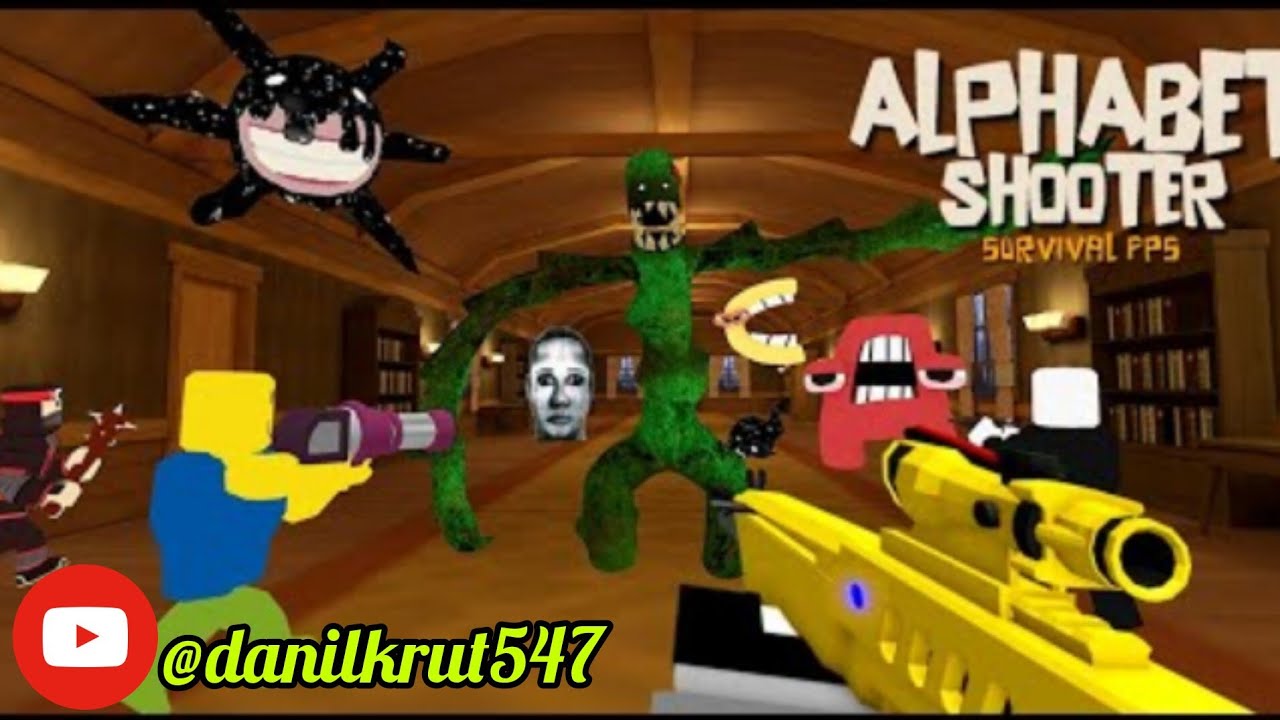Roblox defeats the monster? how is it? Alphabet shooter survival PFS # ...