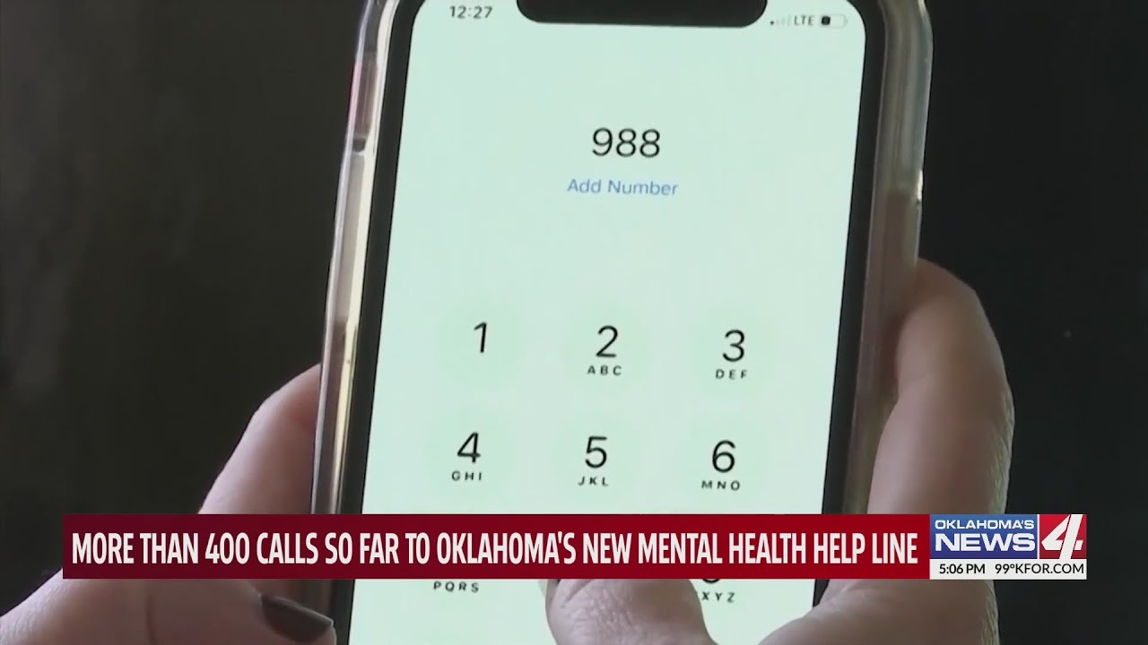 New Oklahoma 988 mental health crisis hotline responds to over 400 ...