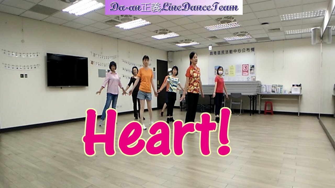 Heart! - Line Dance - YouTube