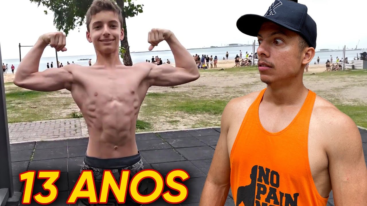 ELE TEM ESSE SHAPE COM APENAS 13 ANOS - YouTube