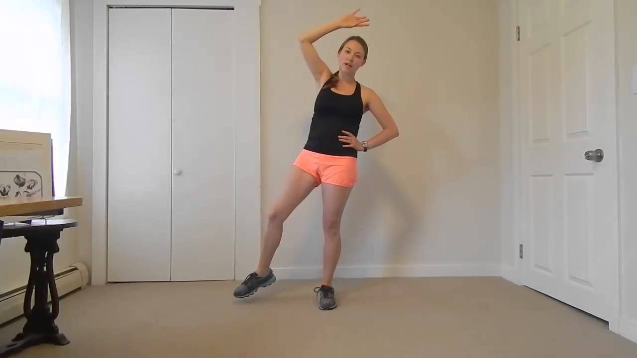 Standing Side Crunch - YouTube