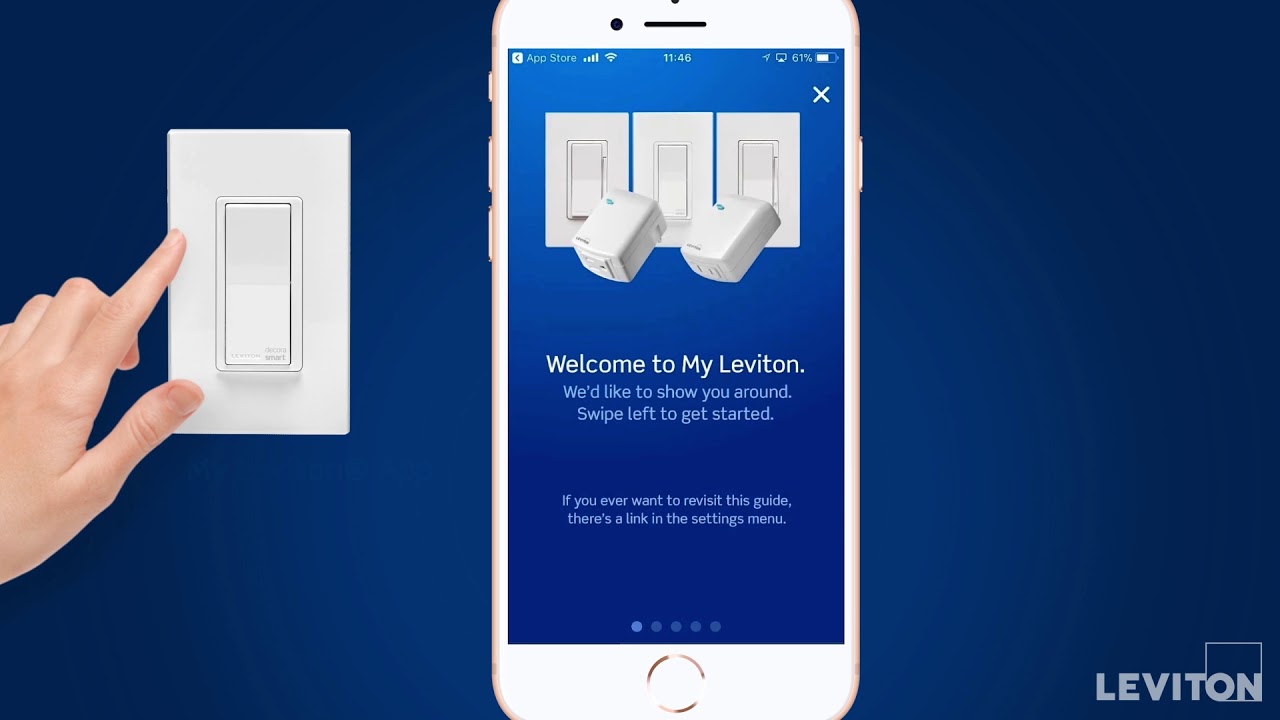 My Leviton App WiFi Espanol - YouTube