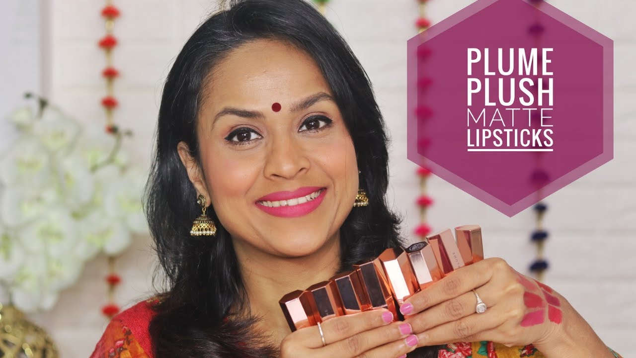 Praush Plush Matte Lipsticks | ALL SHADES | Swatches & Review - YouTube