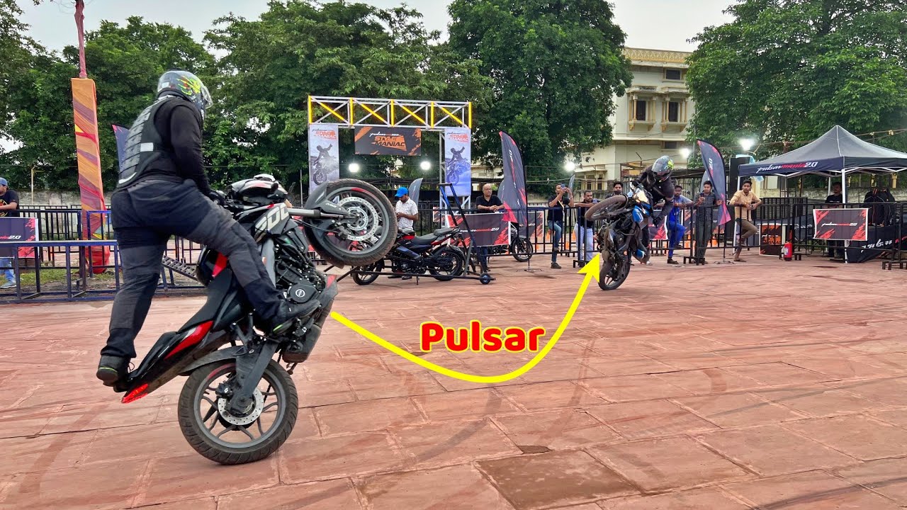 New Bajaj Pulsar 2023 Stunt Show Pulsar Mania 2.0 - YouTube