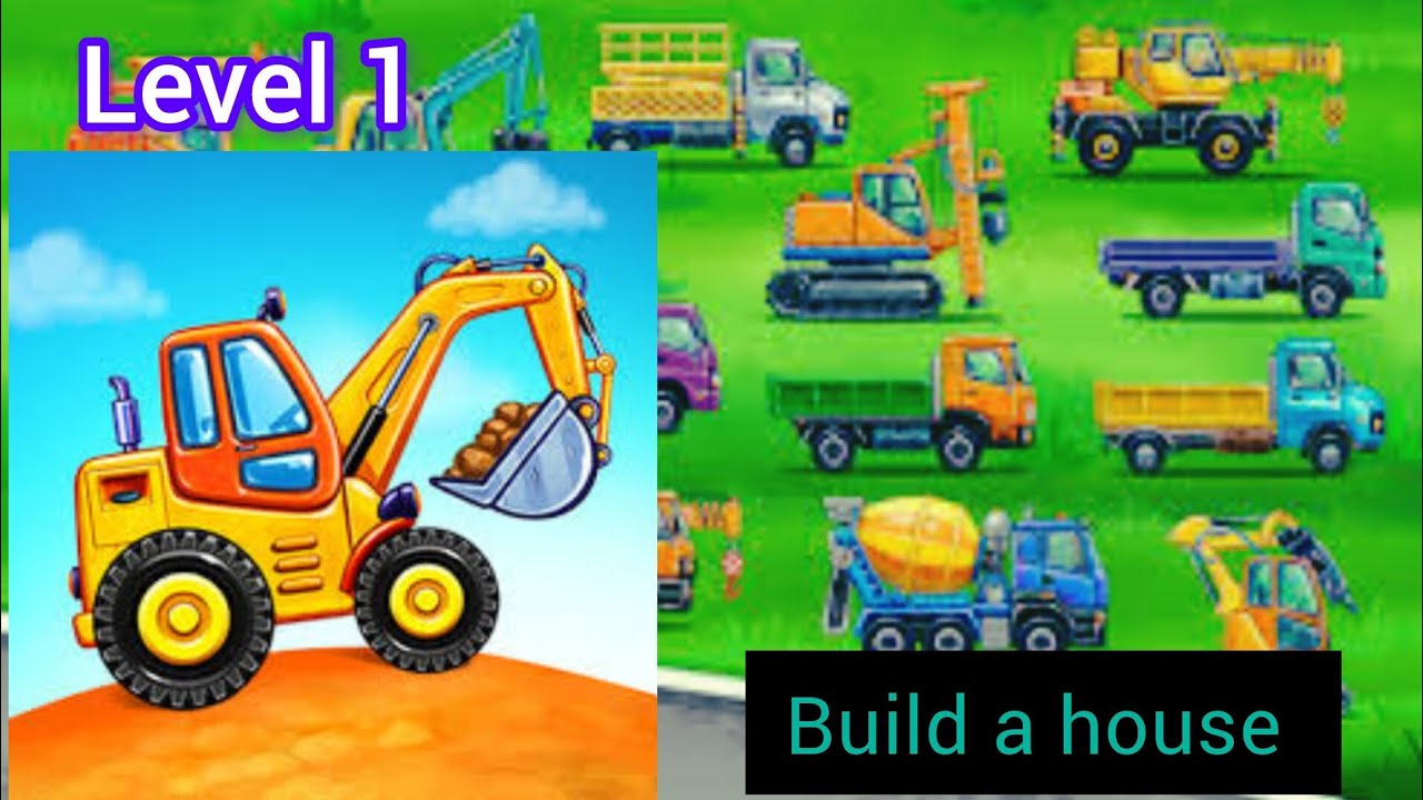 Build a House Game - Level 1 | House Construction Simulator Gameplay ...