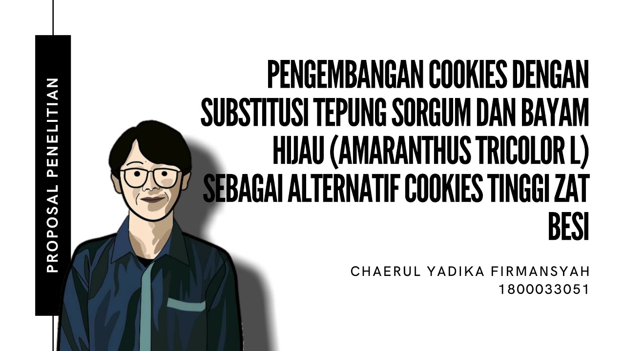 Proposal Metopen 2020 - 1800033051 - Cookies Bayam Sorgum - YouTube