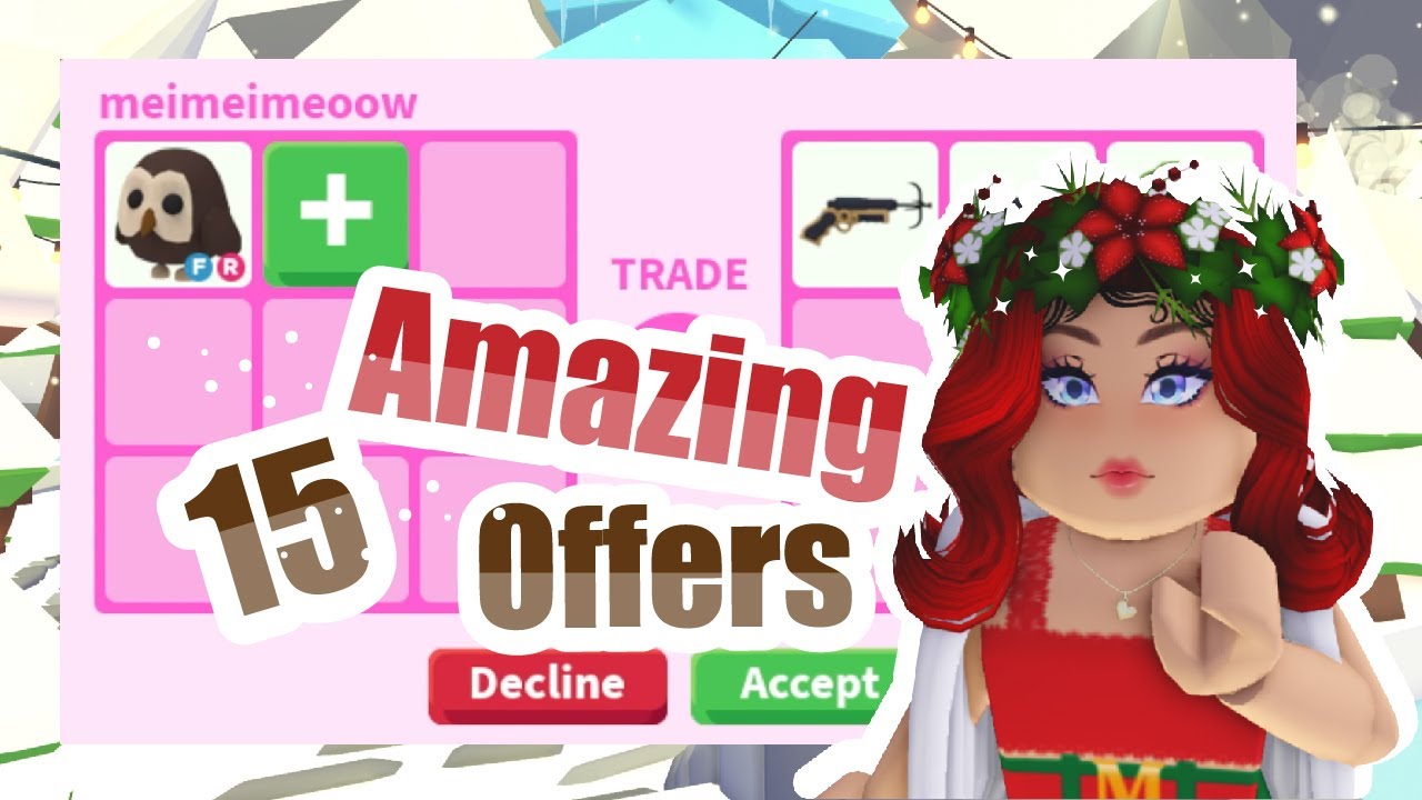 15 Best Offers I Got for Owl 🦉😱 | Adopt Me Trading - YouTube