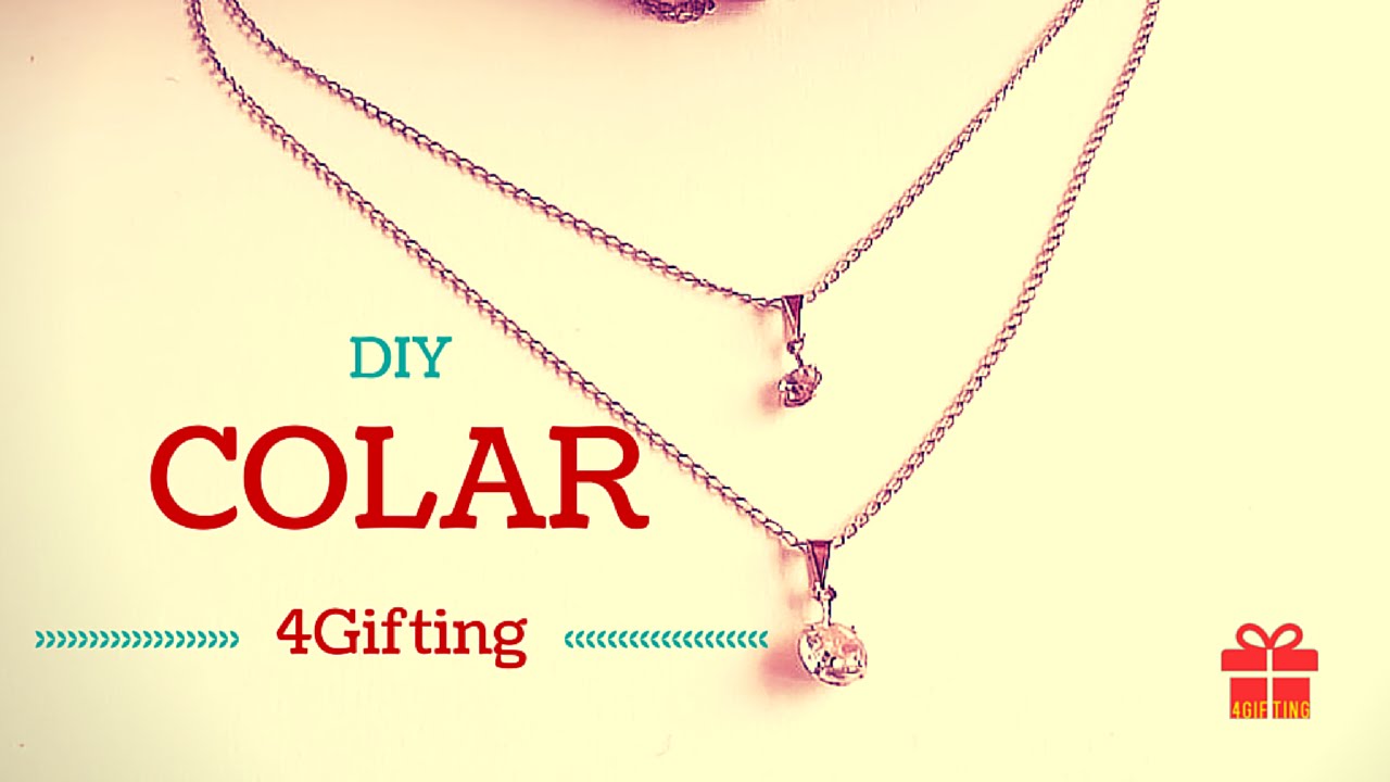 DIY - Colar , muito fácil de fazer - YouTube