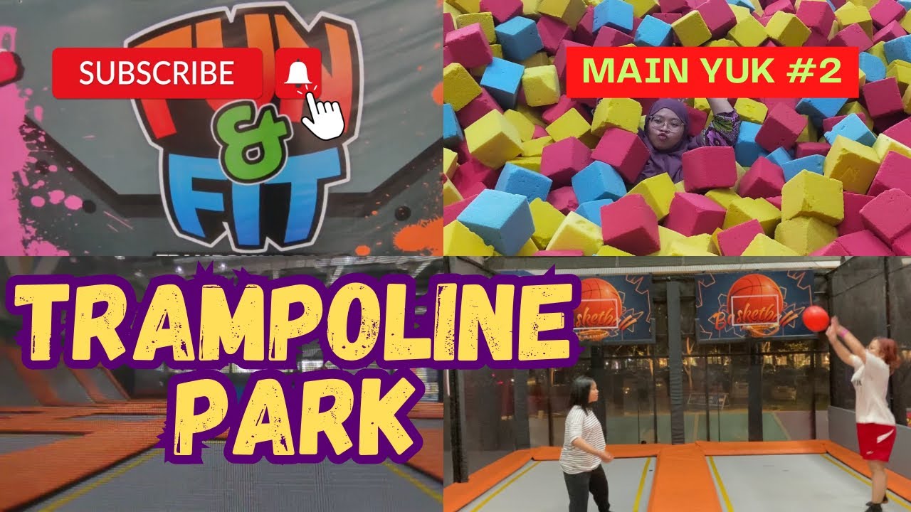 TRAMPOLINE PARK‼️PERTAMA KALI MAIN TRAMPOLINE‼️FUN & FIT‼️QBIQ BSD CITY ...