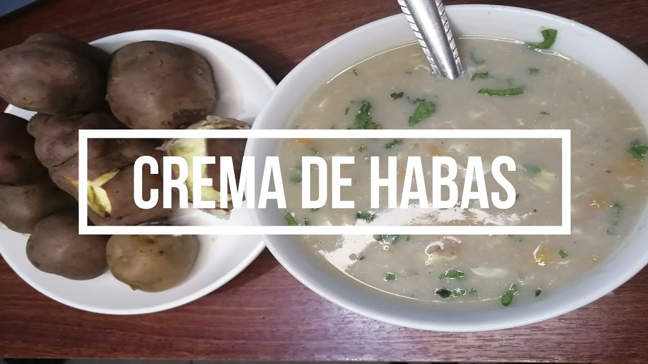 CREMA DE HARINA DE HABAS - YouTube