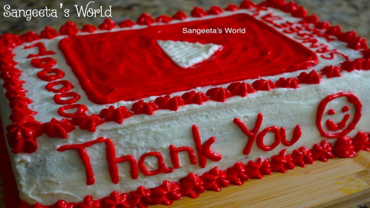 100K Subscribers Special Cake Recipe • Thanks For Support • Eggless ...