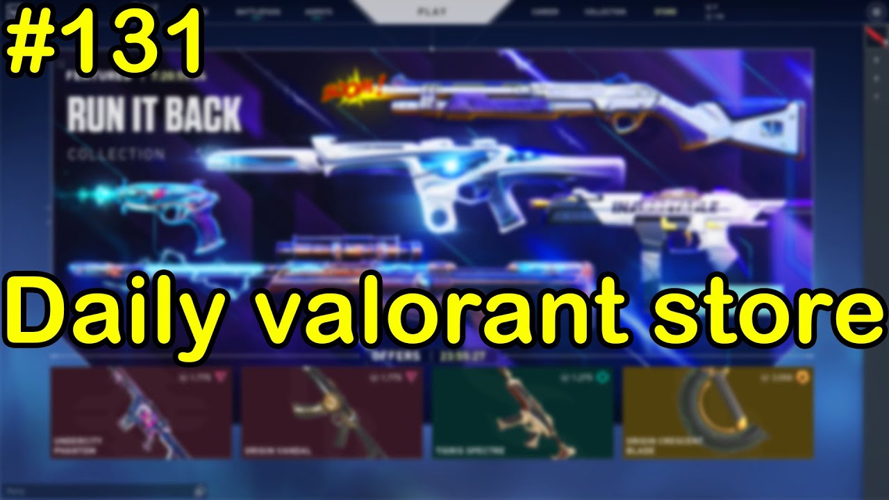 Daily valorant store - I got Origin Vandal & Origin Crescent Blade ...