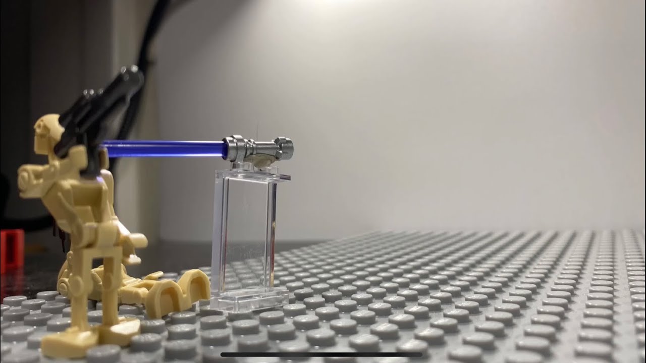 My longest stop motion ever!!(attack of the lightsaber!) - YouTube