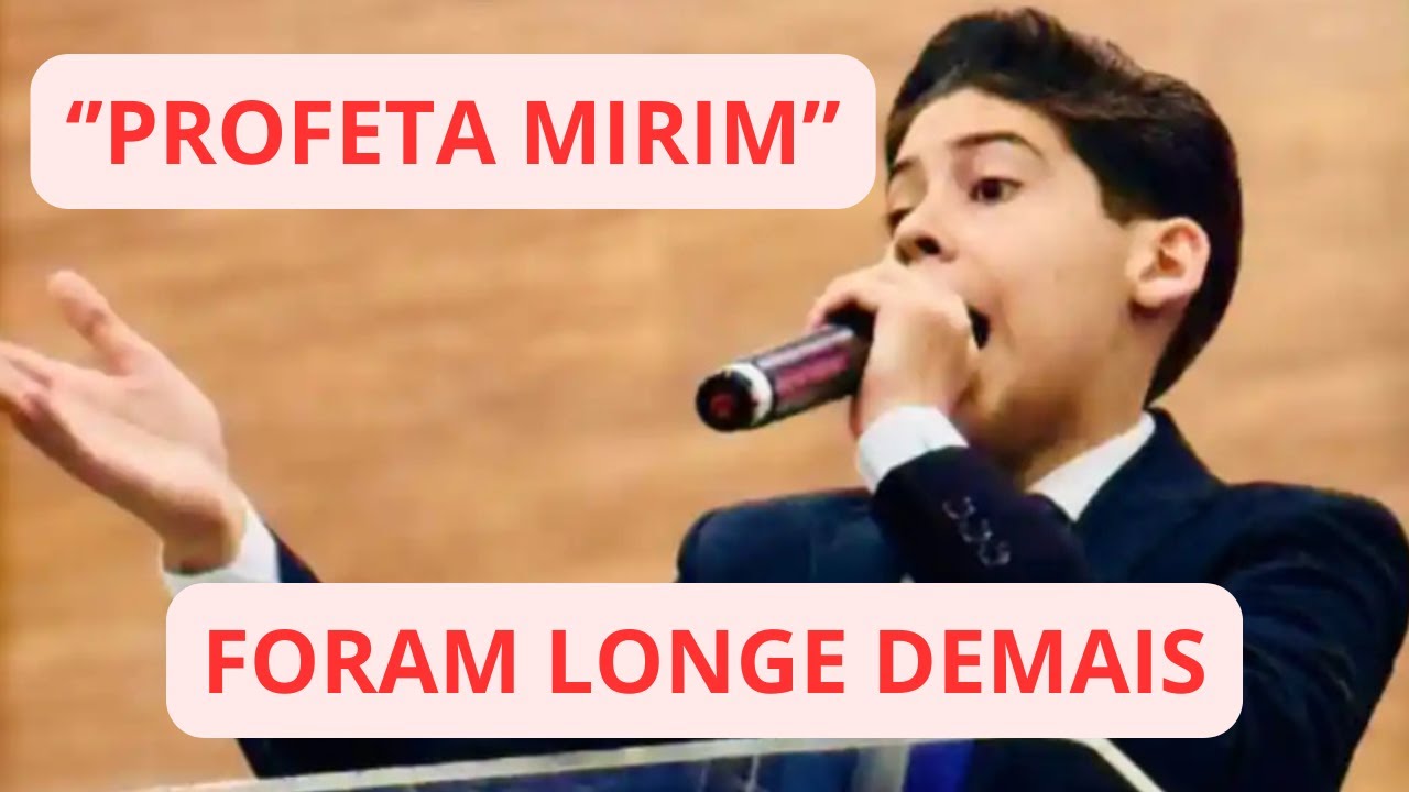 PROFETA MIRIM MIGUEL OLIVEIRA - YouTube