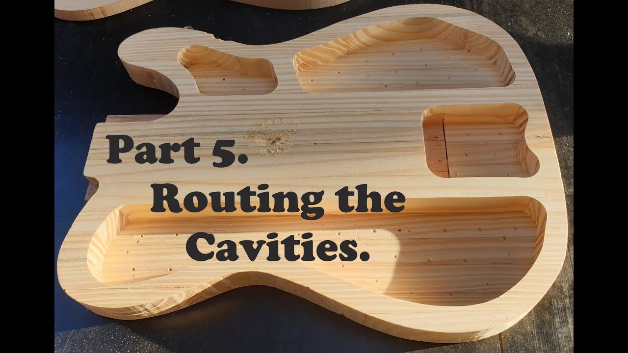 Telecaster Thinline Build | Part 5 | Routing the Cavities - YouTube