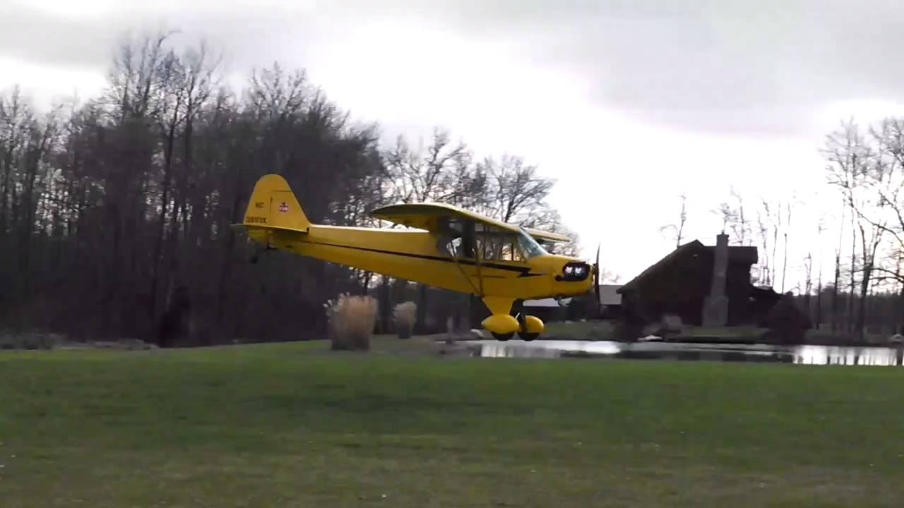 C90 Piper clipped wing cub. - YouTube