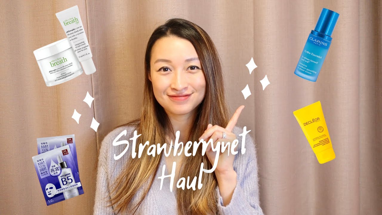 Strawberrynet Haul Skincare - July purchase - YouTube