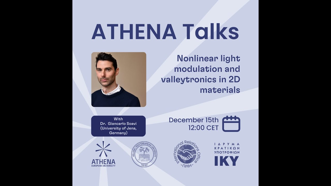 Nonlinear light modulation and valleytronics in 2D materials - YouTube