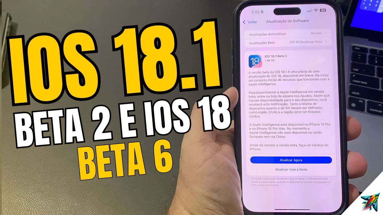 iOS 18.1 BETA 2 - IOS 18 BETA 6 | TODAS AS NOVIDADES - YouTube