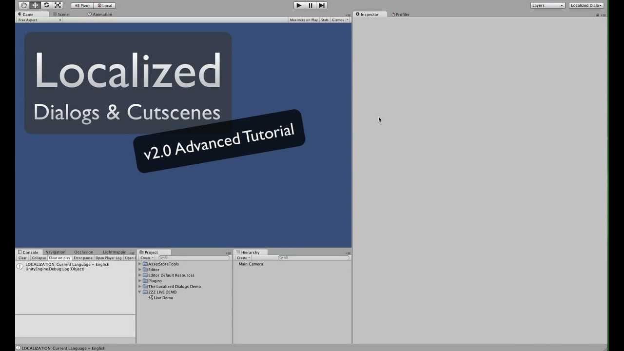 Unity - Localized Dialogs & Cutscenes - v2 Tutorial 1 of 3 - YouTube