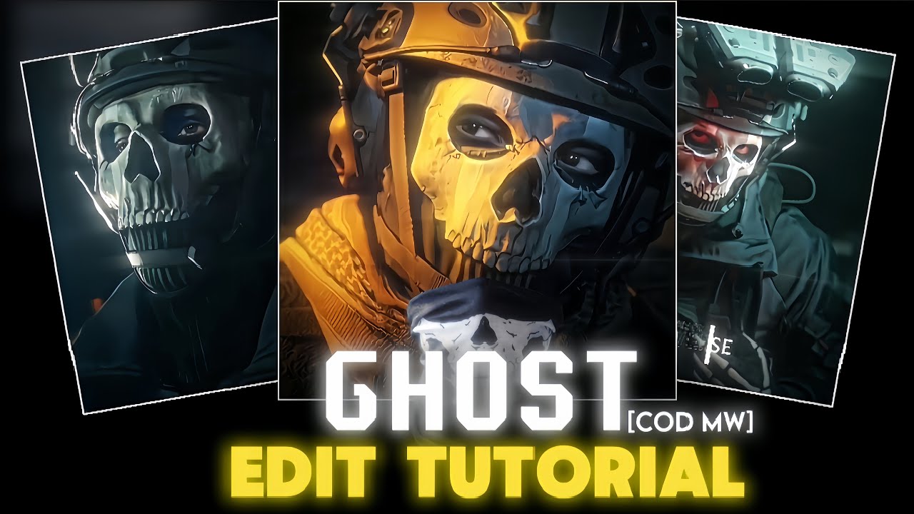 How To Make Ghost💀 [Cod Modern Warfare] Edits On Capcut | Full Tutorial 🔥🔥 - YouTube