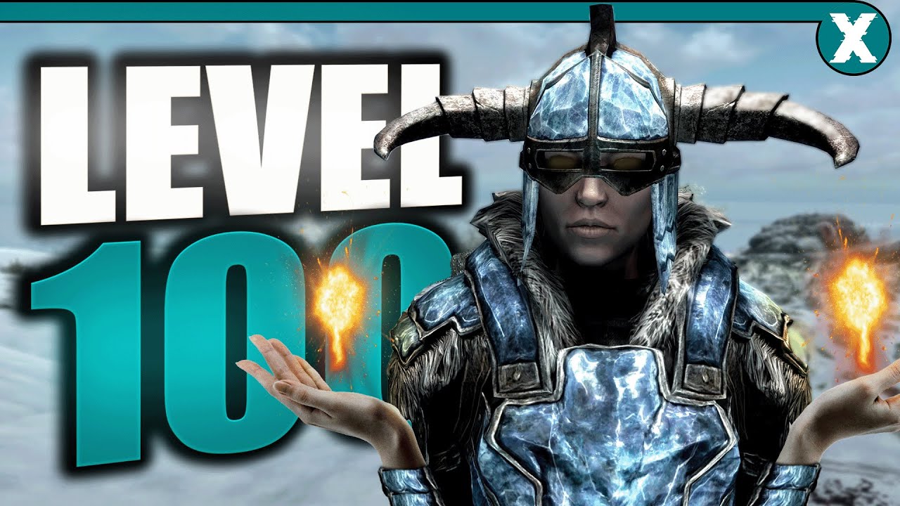 Level 100 DESTRUCTION Instantly in SKYRIM! - YouTube