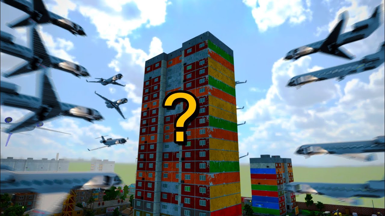 How Many Planes vs Building | Teardown - YouTube