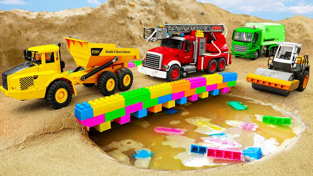 Build Bridge Blocks Toys for Children Construction vehicles for kids ...