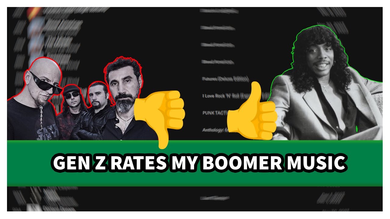Gen Z relative rates my awful Boomer Music - YouTube