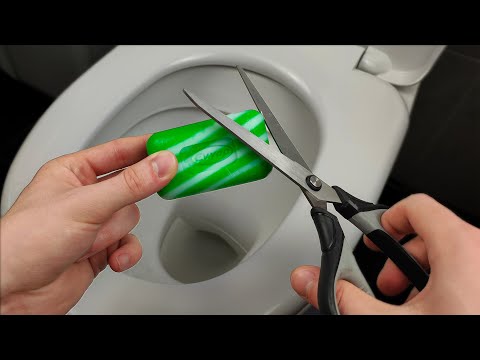 🔥Hayatının geri kalanında bana teşekkür edeceksin! Sabunu kesin ve tuvalete koyun