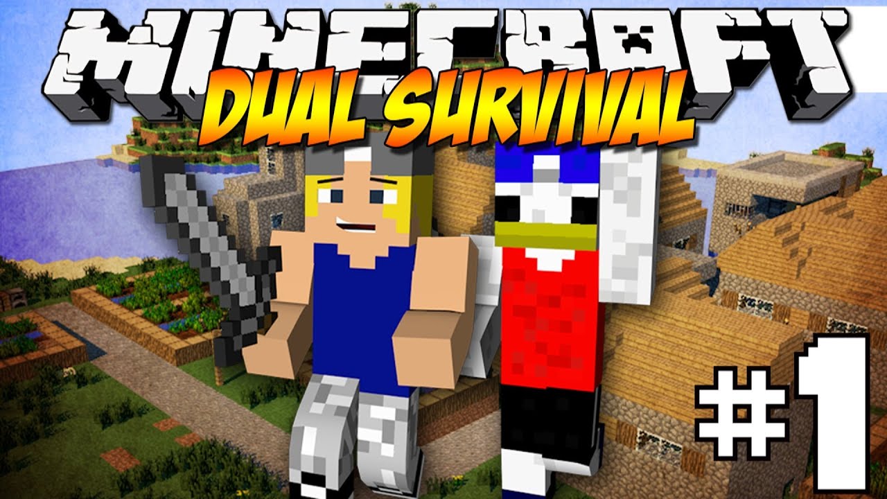 Minecraft - Dual survival - Episode 1 - YouTube