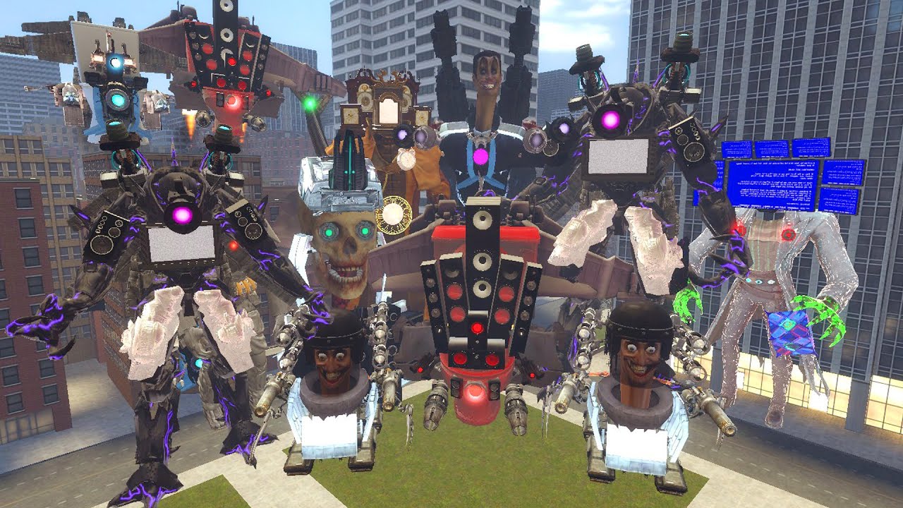 NEW TITAN CLOCK MAN AND CAMERAMAN TITAN ARMY VS NEW TOILET SPEAKER ...