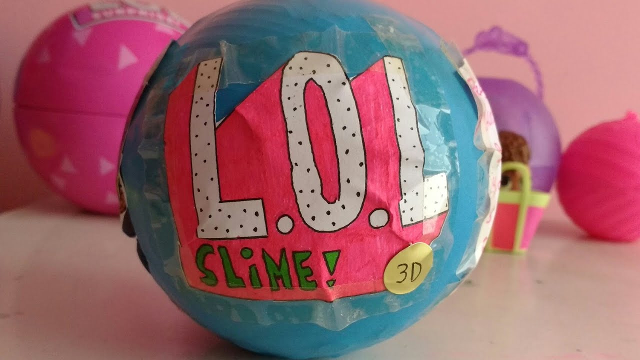 L.O.L SLIME SURPRISE CASERA! 💦 - YouTube