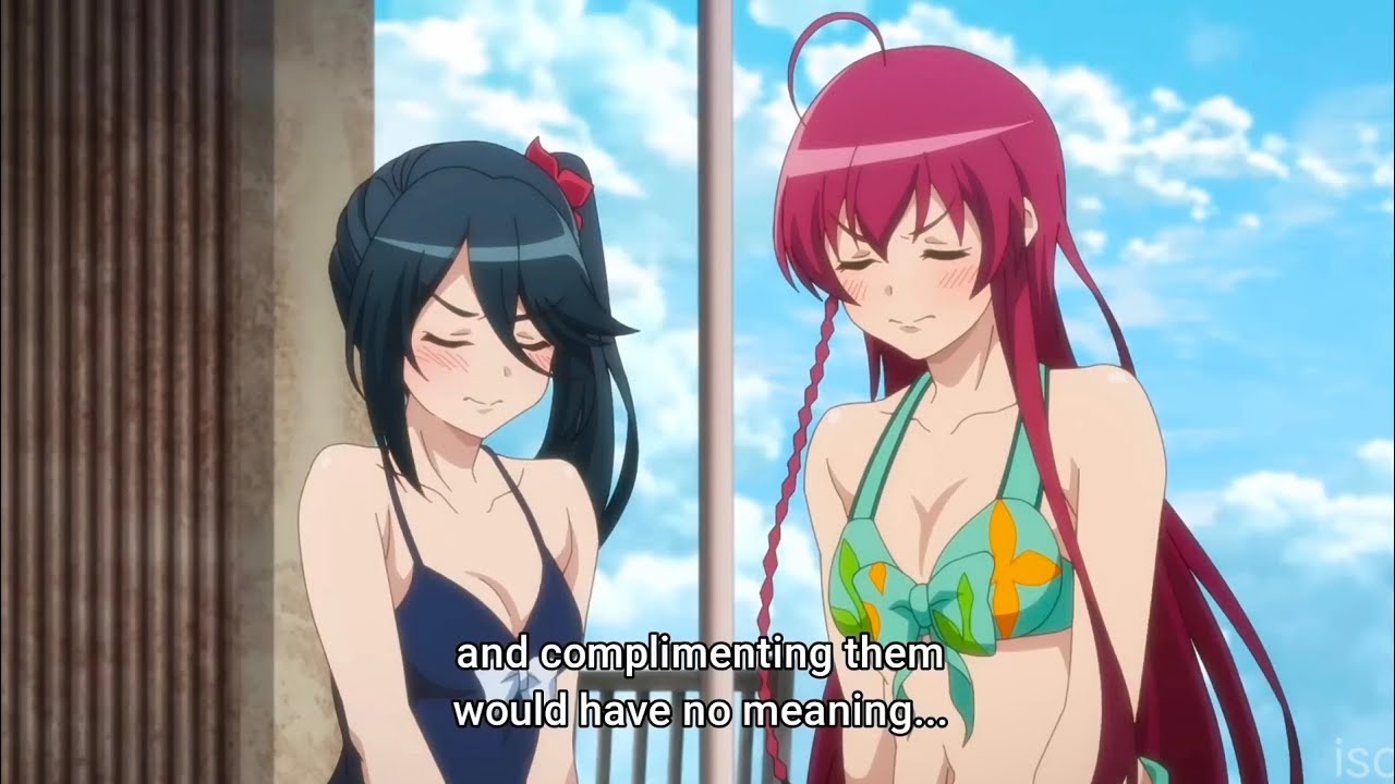 Maou Don t Want To Compliment On Emi Swimsuit The Devil Is A Part Maou Don t Want To Compliment On Emi Swimsuit The Devil Is A Part