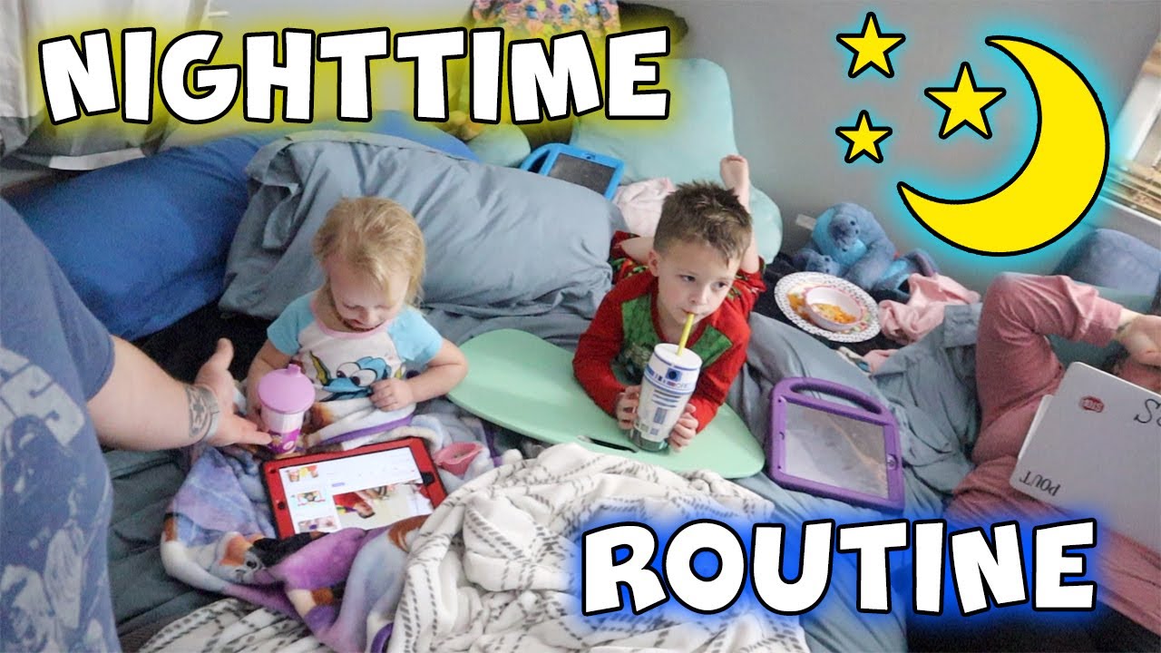 Nighttime Routine With 3 Kids - YouTube