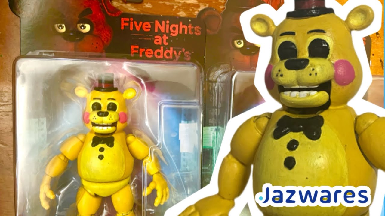 FNaF Jazzwares Golden Toy Freddy Hoax Action Figure Review + Tutorial ...