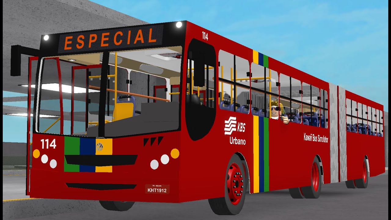 ROBLOX Buses: Kawaii Bus 114 @ Test Run (Admin Bus) - YouTube