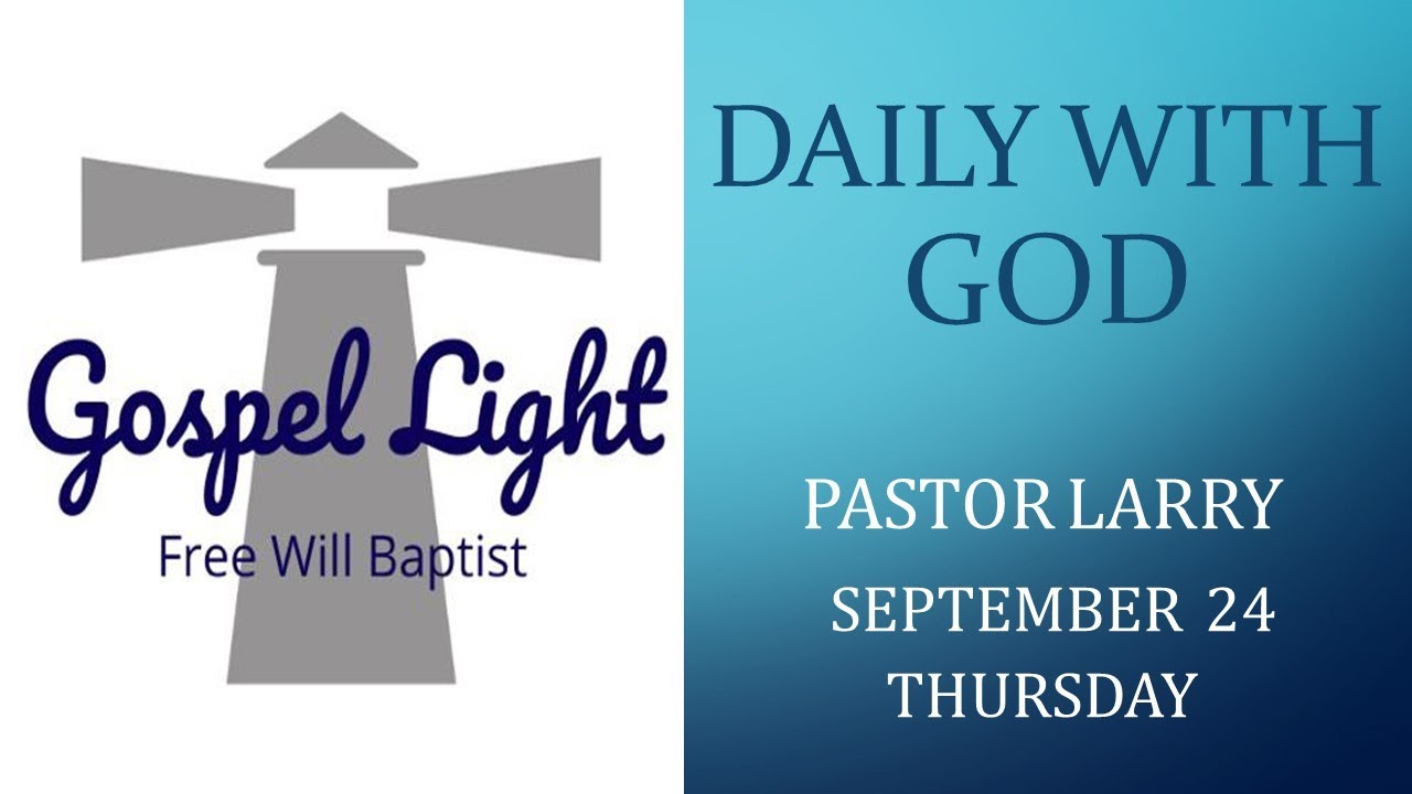 Elijah Was Discouraged - Pastor Larry - YouTube