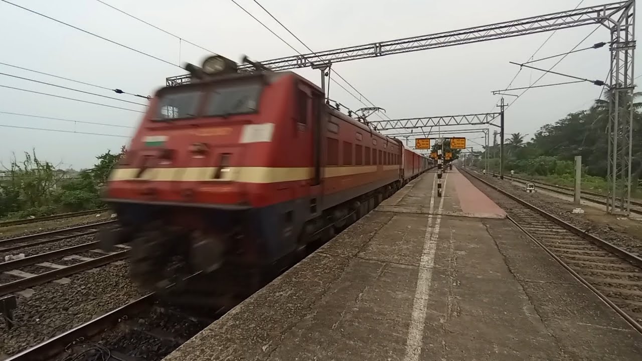 First LHB Run Of 12509 SMVT Bengaluru Guwahati SF Express - YouTube