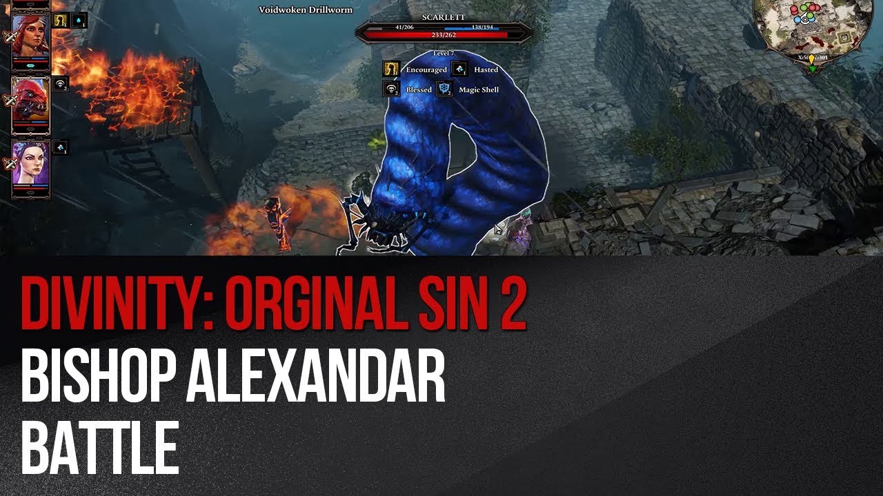 Divinity: Original Sin 2 - Bishop Alexandar battle - YouTube