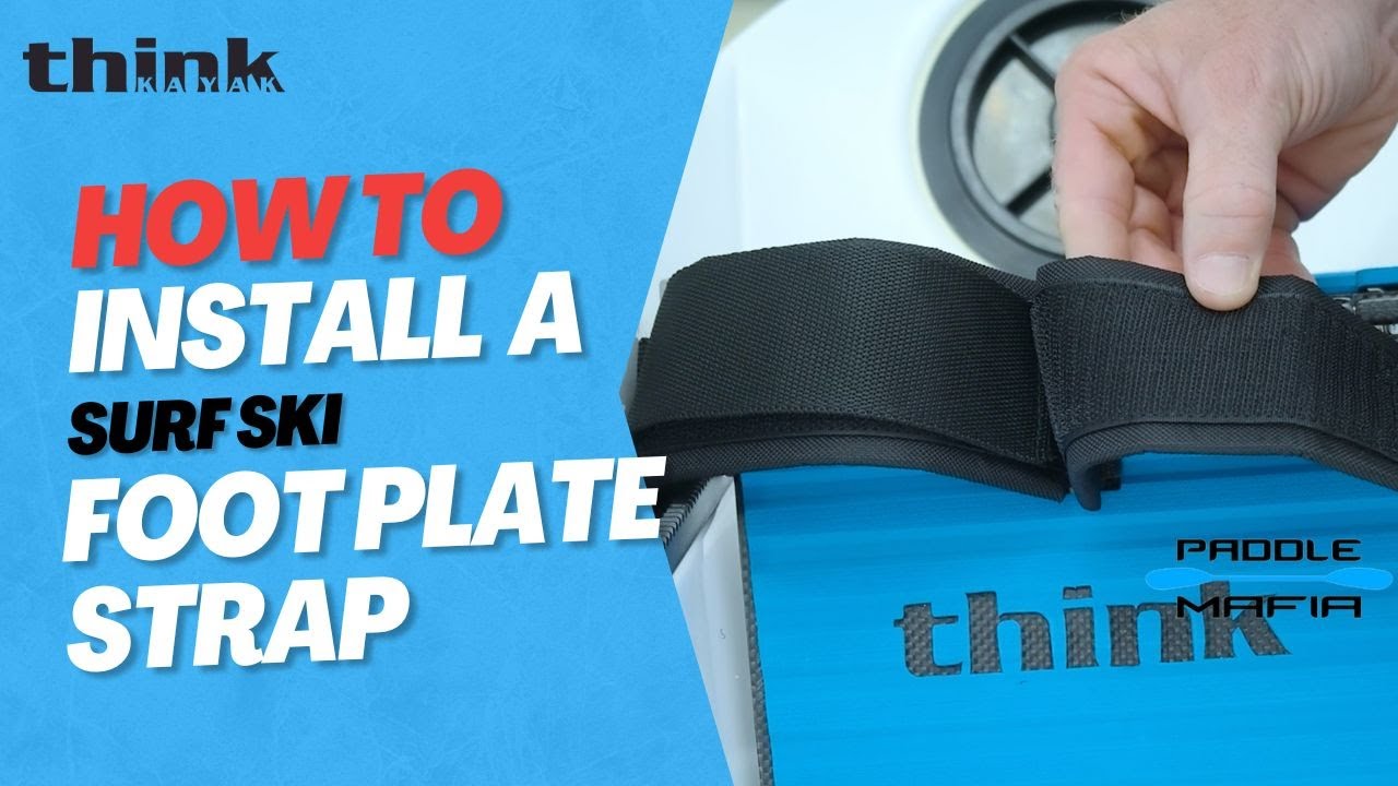 Simple guide to replacing your Foot Strap on a Surf Ski - YouTube