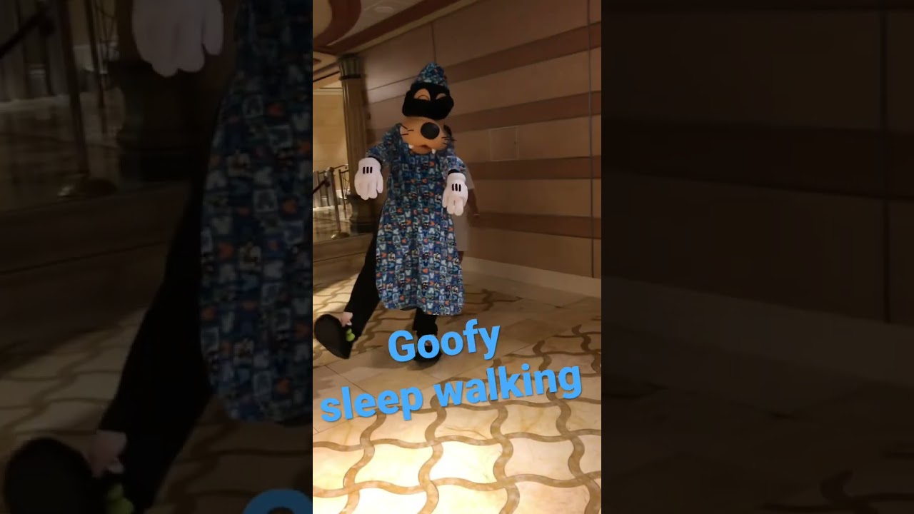 Goofy Sleep Walking Around Ship - YouTube