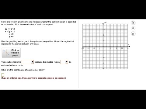 [Math] Solve the system graphically; and indicate whether the solution ...