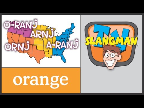 ORANGE : The Many Ways to Pronounce "Orange" Around the U.S. - YouTube